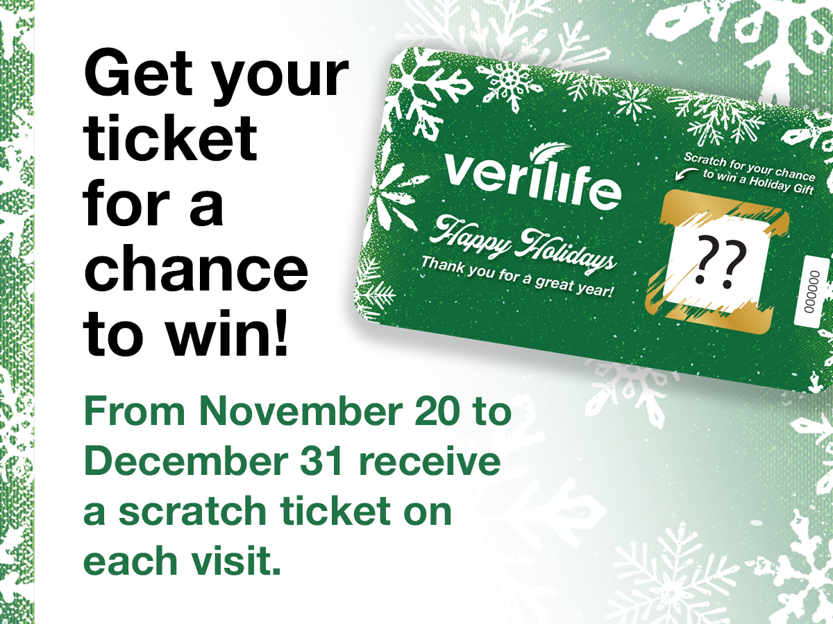 Happy Holidaze Sweepstakes | Verilife